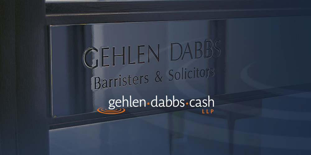 Gehlen Dabbs LLP is now Gehlen Dabbs Cash LLP